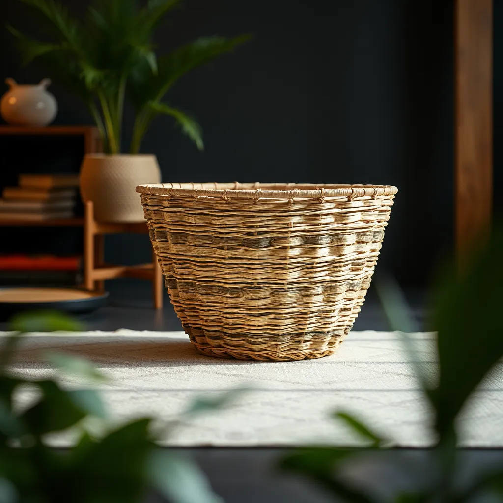 Modern Weave Baskets: Merging Function and Style