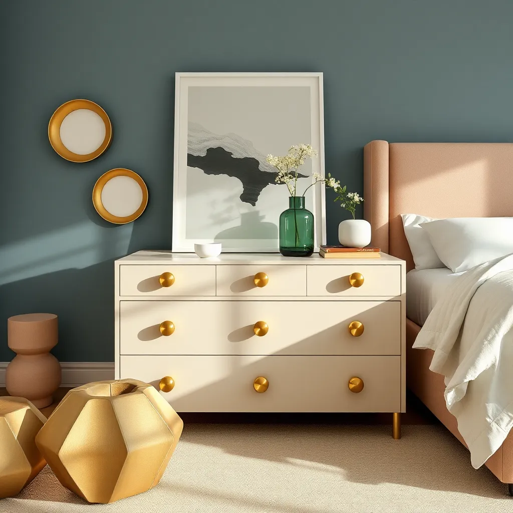 The Allure of Dressers with Gold Knobs in Design