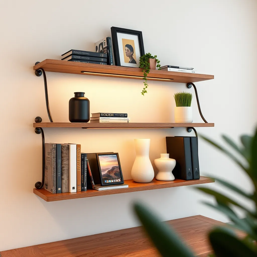 Hanging Desk Shelves: Enhance Your Workspace Aesthetics