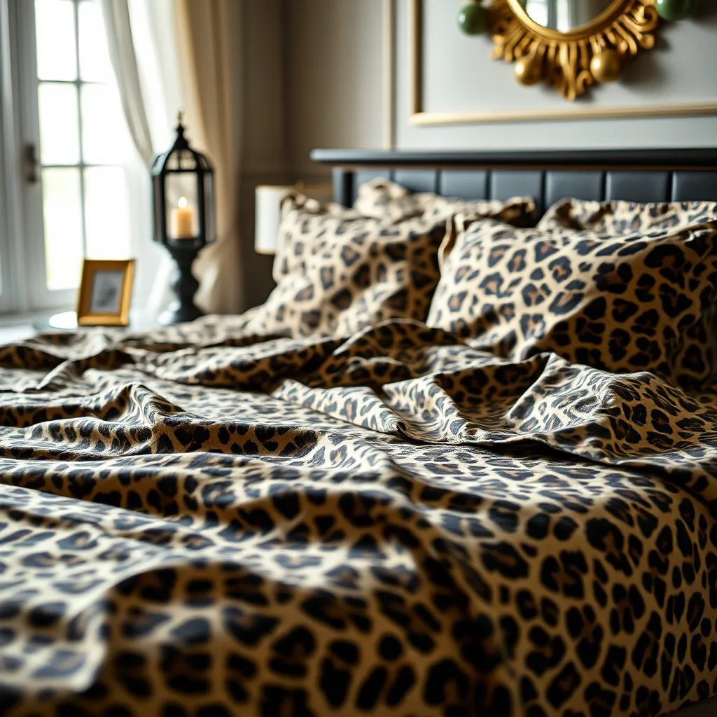 The Charm of Leopard Print Queen Size Sheets