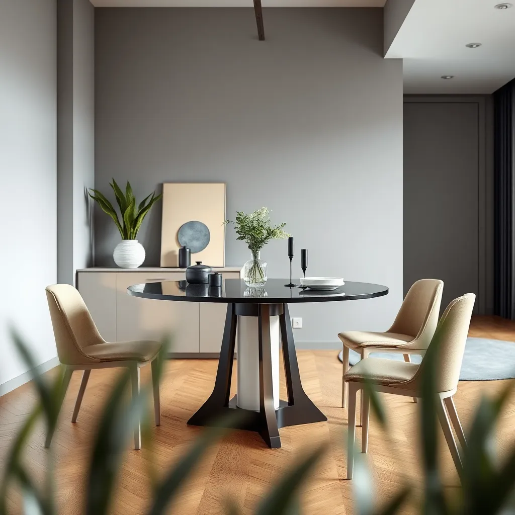 Exploring Four-Seater Round Dining Tables in Modern Interiors